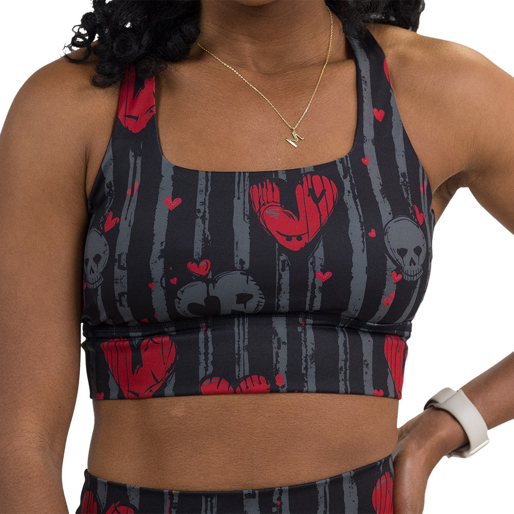 Bad Romance Longline Bra | Valentines Day Bra – Constantly Varied Gear