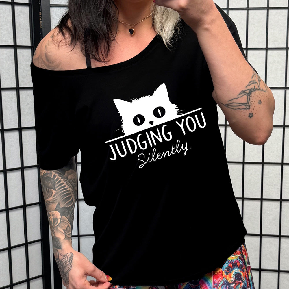 Judging You Silently | Slouchy Tee – Constantly Varied Gear