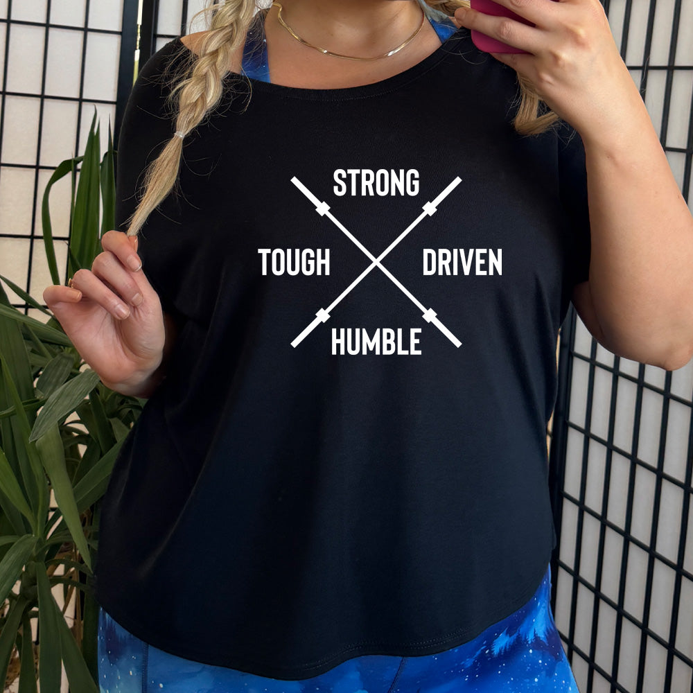 Strong Tough Driven Humble | Slouchy Tee – Constantly Varied Gear
