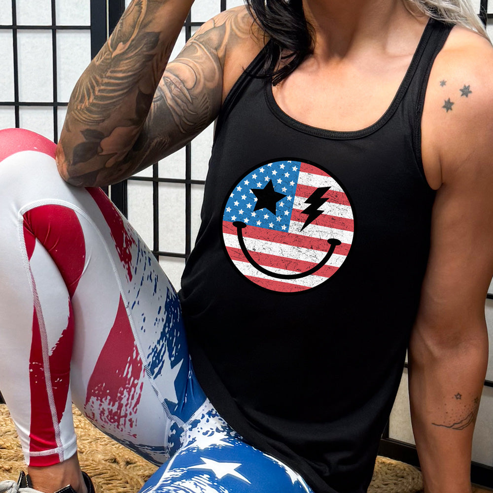 USA Smiley Face Shirt – Constantly Varied Gear