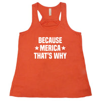 Because Merica That's Why Shirt | Merica Tank Top – Constantly Varied Gear