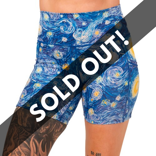 Starry Night Shorts | Workout Shorts for Women – Constantly Varied Gear